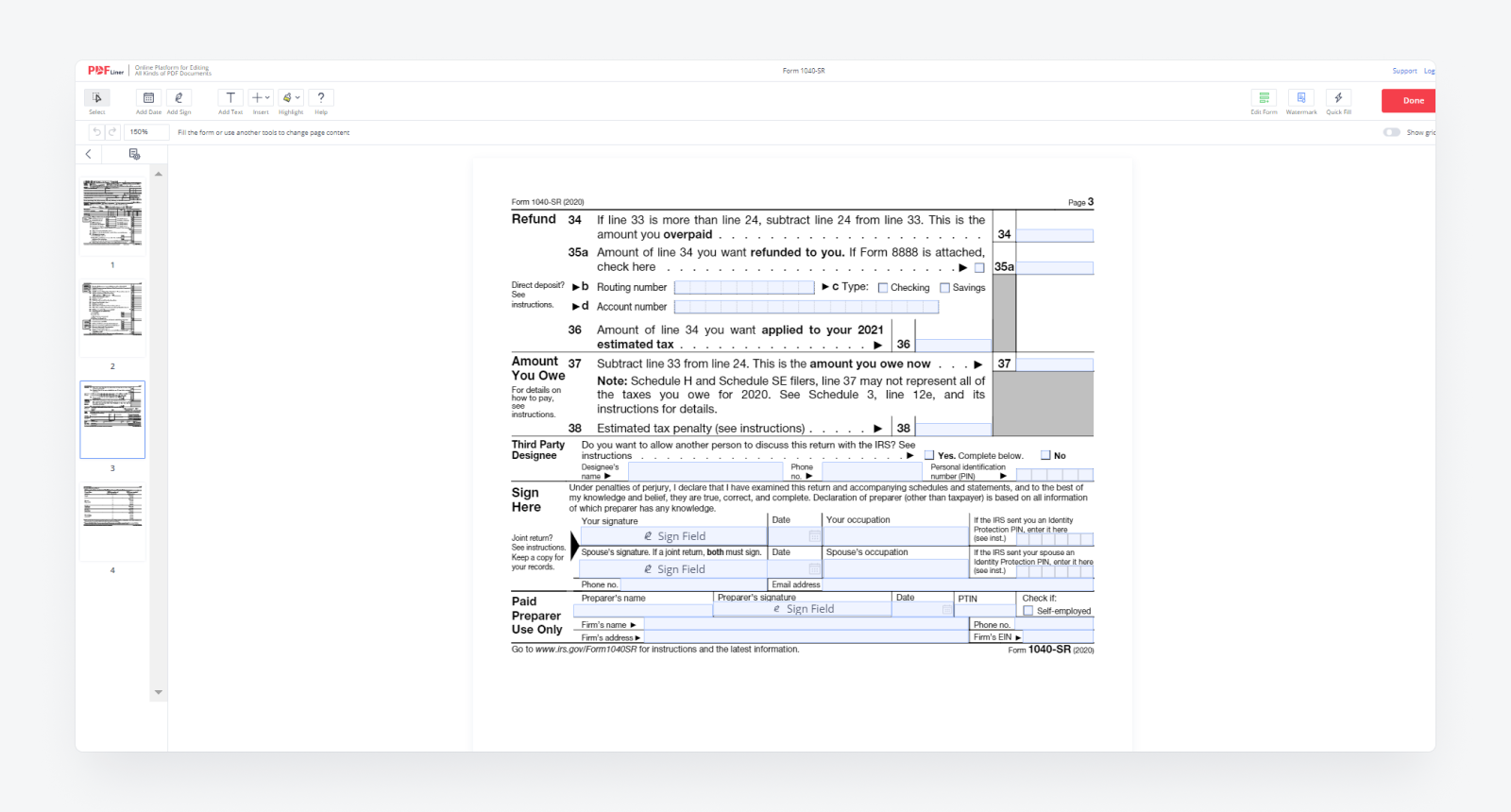 How to Fill Out Form 1040-SR: Expert Guide