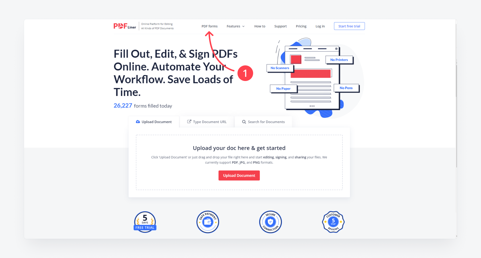 Simple Instruction For Adding Watermark On PDF File — PDFliner