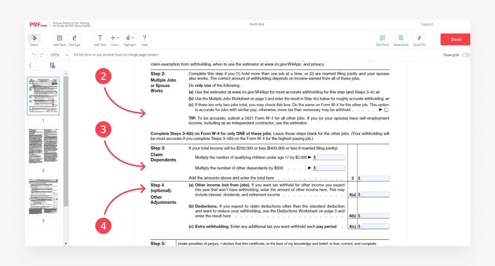How To Fill Out A W 4 Complete Form W 4 Instructions For 2021 How To Fill Out A W 4 Complete Form W 4 Instructions For 2021