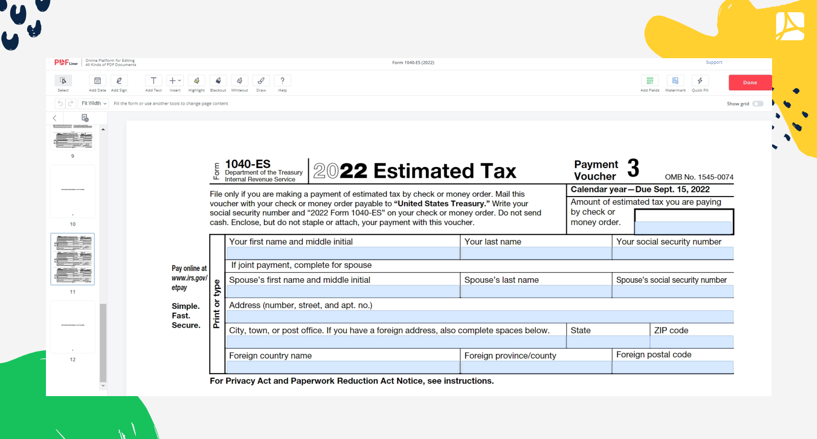 Learn an Easy Way How to Get Form 1040-ES